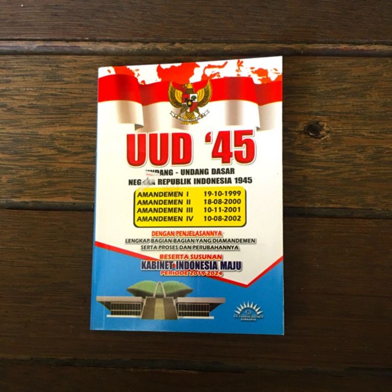 Jual Buku undang undang dasar 1945 dan amandemen (ukuran kecil ...