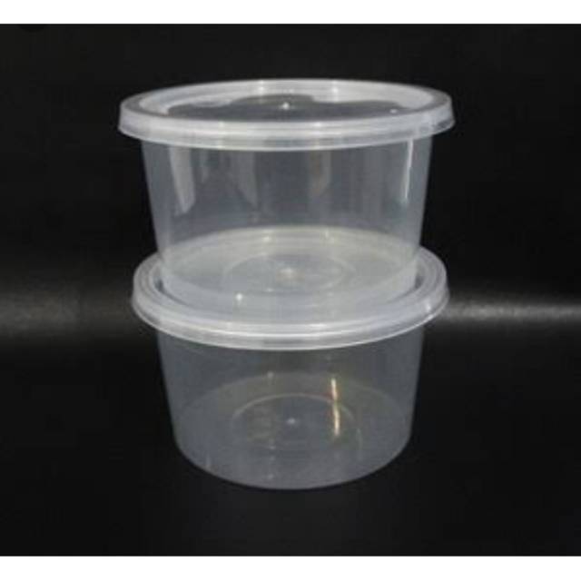 Thinwall ukuran 300ml mangkok plastik ukuran 300ml wadah plastik toples ...