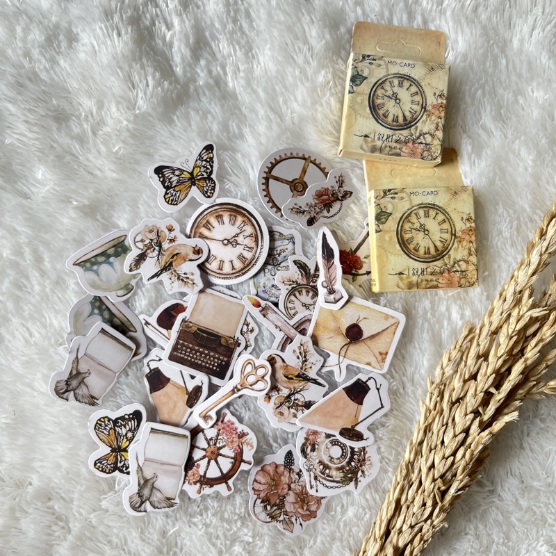 Jual Sticker Deco Vintage Aesthetic Timeless | Shopee Indonesia