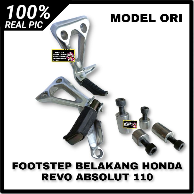 Jual FOOTSTEP FUSTEP BOSTEP POSTEB PIJAKAN KAKI BELAKANG HONDA REVO ...