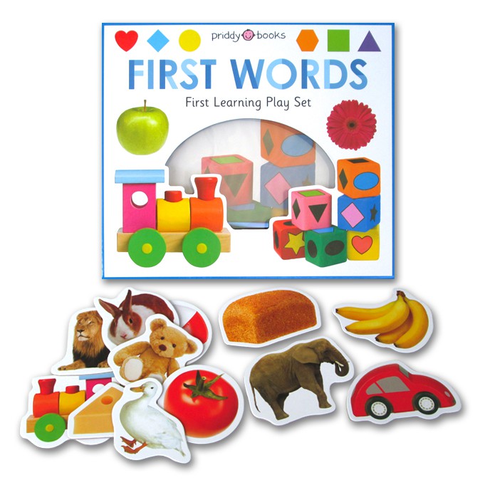 Jual First Learning FIRST WORDS Play Set (Book + Puzzle) (WW) | Shopee ...