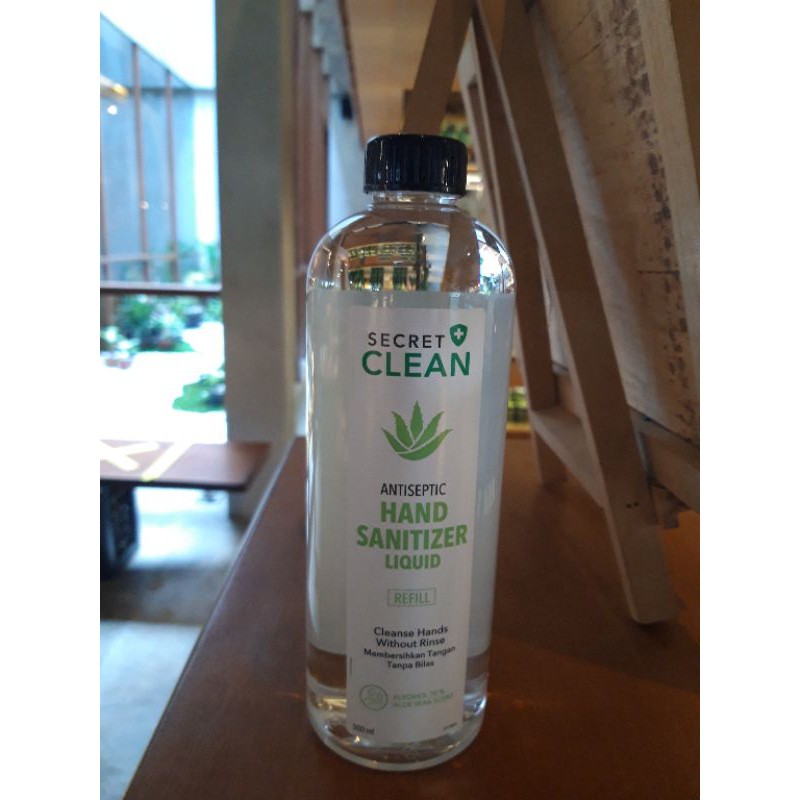 Jual Hand Sanitizer Liquid Secret Clean 500 ml (Refill) | Shopee Indonesia