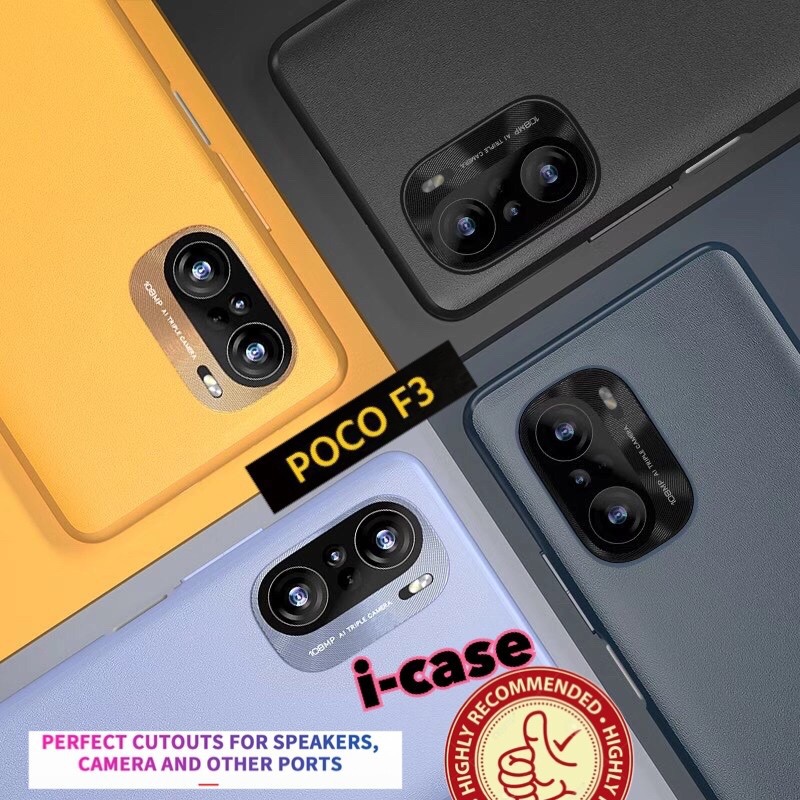 Jual Poco F3 SOFT CASE LEATHER Official Color Premium Casing Xiaomi ...