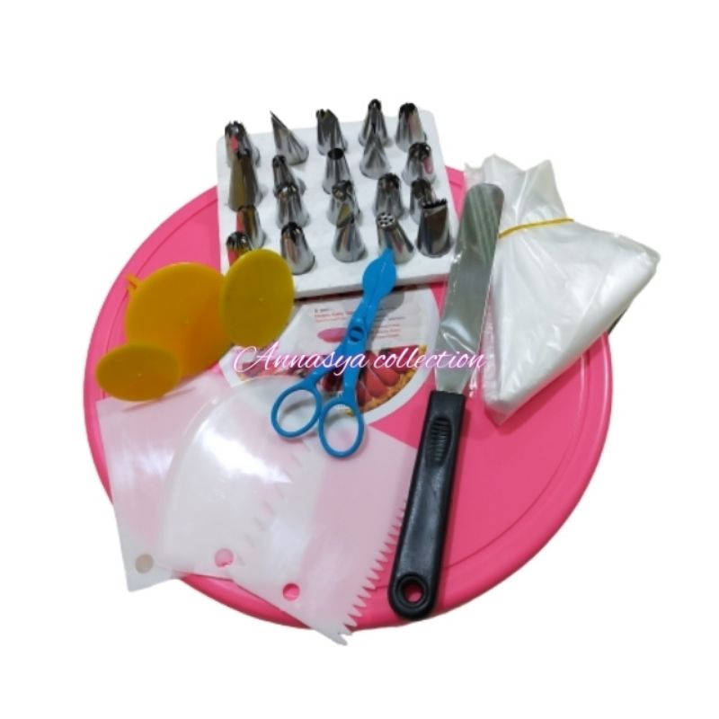 Jual set dekorasi kue tart / alat dekorasi kue ulang tahun | Shopee ...
