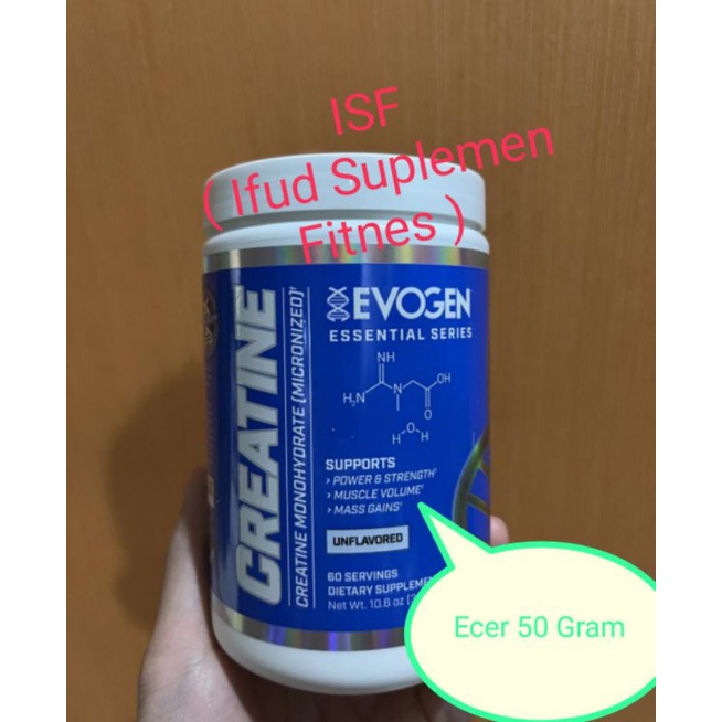Jual Evogen Creatine Ecer 50 Gram Repack Monohydrate | Shopee Indonesia
