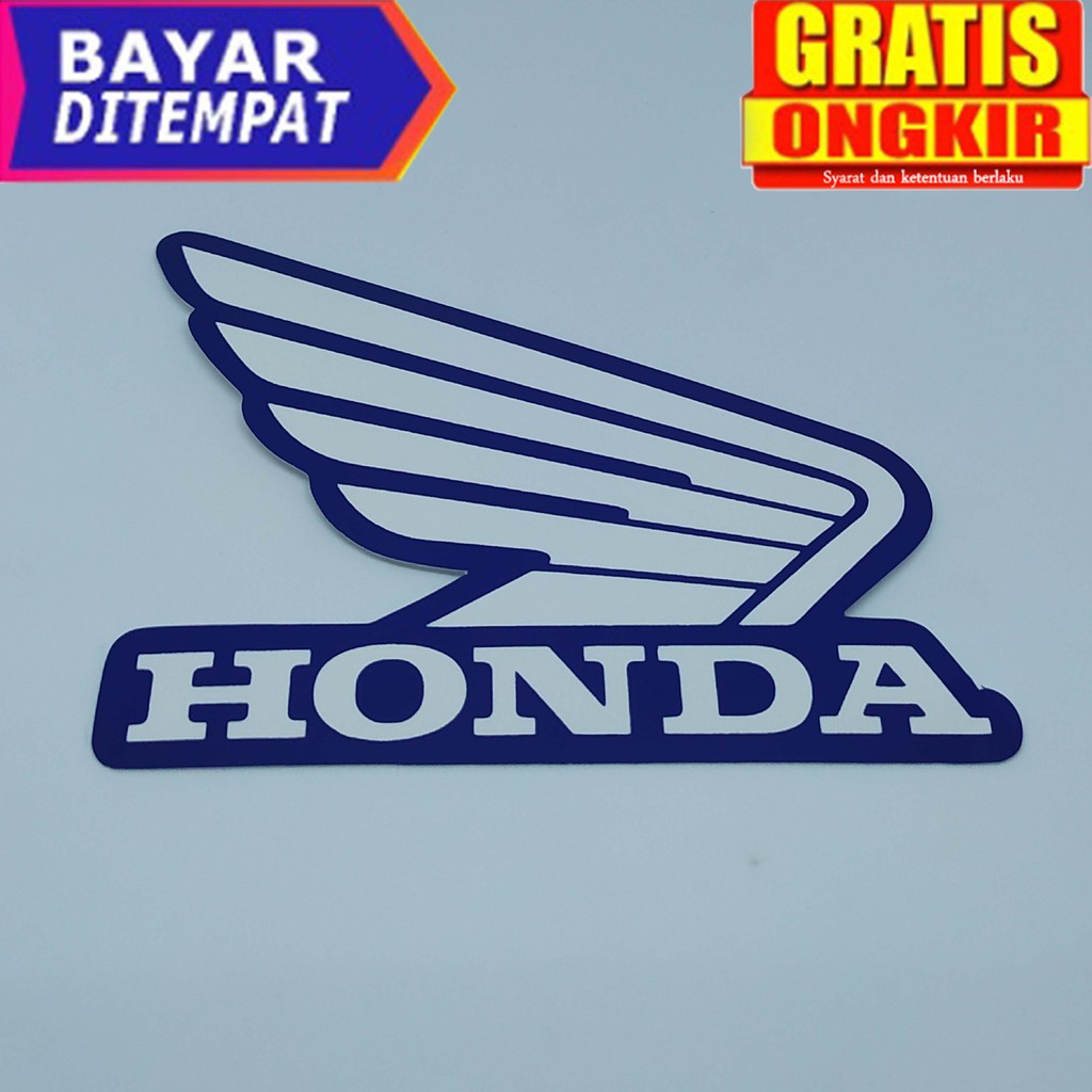 Jual stiker logo honda / sticker emblem honda / stiker sayap honda ...