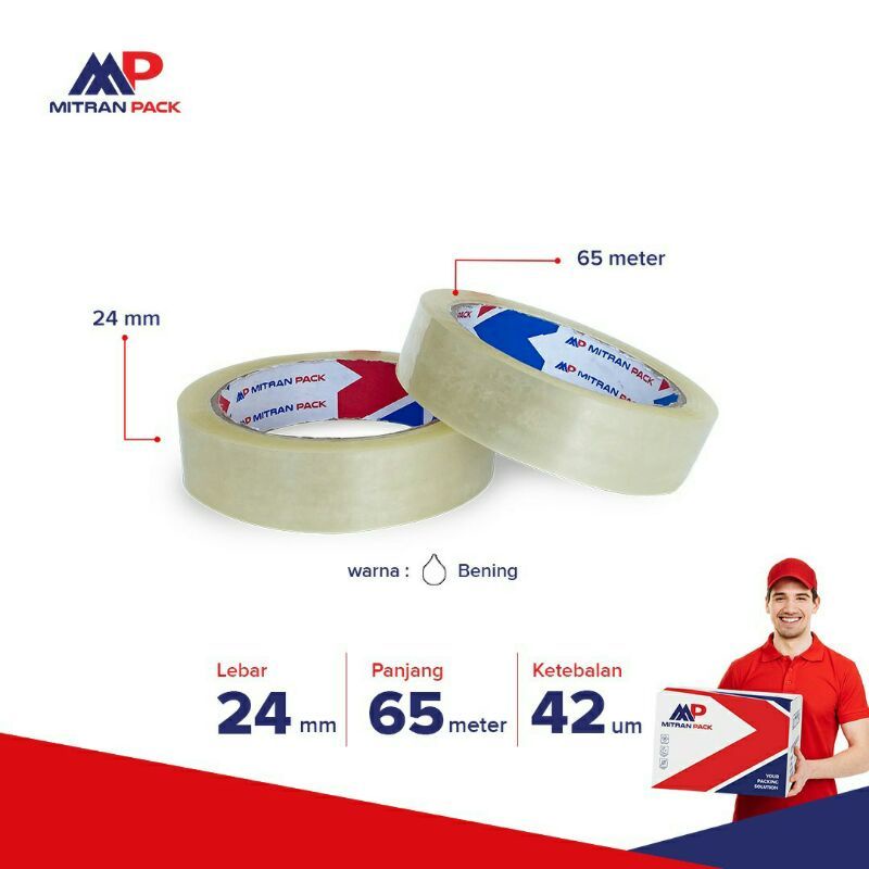 Jual Lakban Bening 24mm | Shopee Indonesia