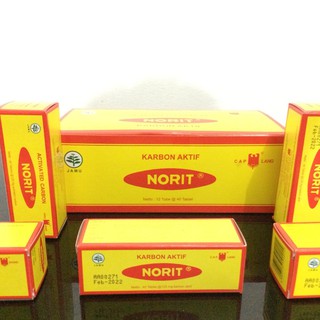 Jual Norit Cap Lang Isi 40 / Activated Carbon / DIARE MENCRET KERACUNAN ...