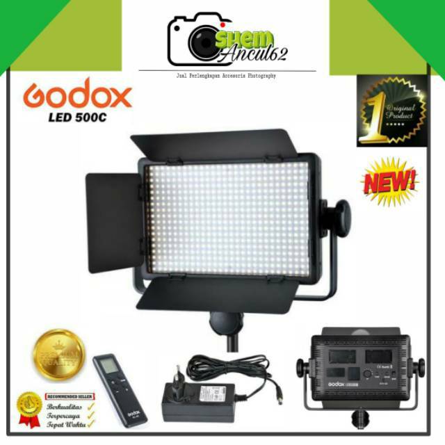 Jual Lampu LED Godox 500C 500 C Led Video Light Bi-Coler | Shopee Indonesia