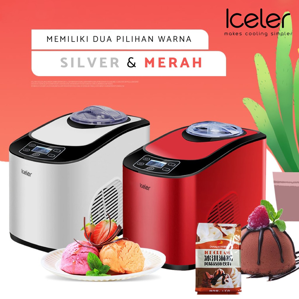 Jual Mesin pembuat otomatis Es Iceler 6 Menit Keluar Es Ice cream Maker ...