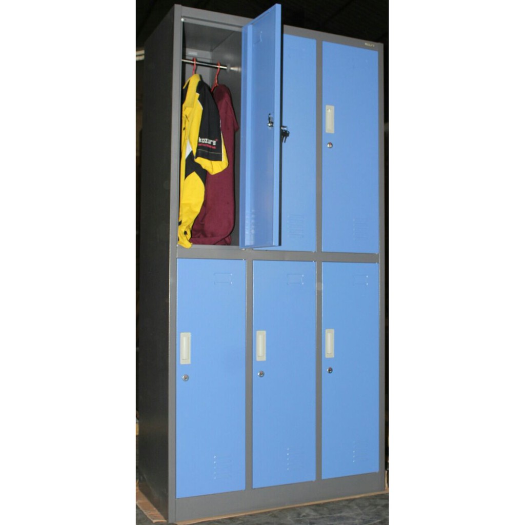 Jual LOKER LOCKER LEMARI BESI 6 PINTU KOZURE KL 6 W | Shopee Indonesia