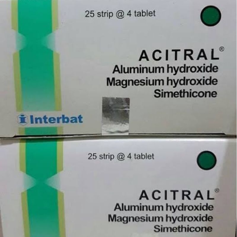 Jual acitral tablet box 100s | Shopee Indonesia