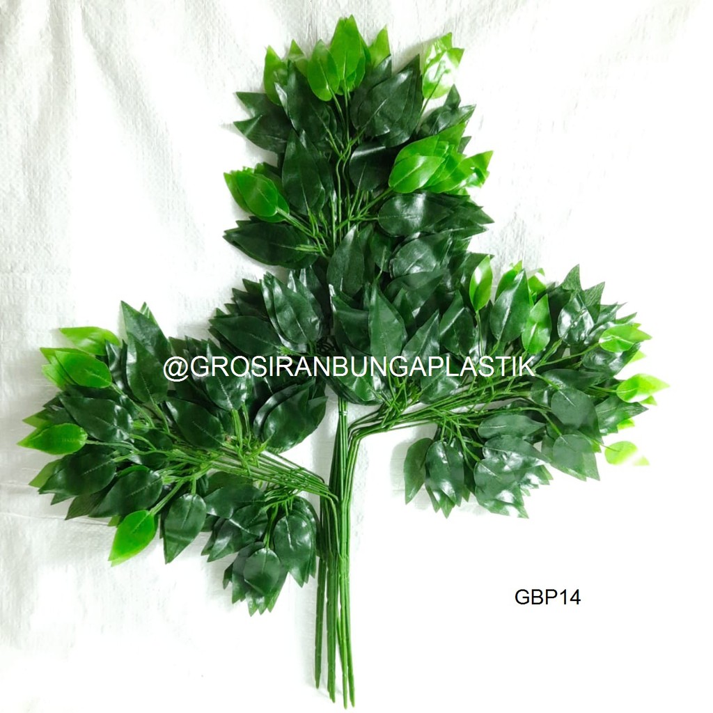 Jual Daun Artificial/Daun Hias/Daun Plastik/Daun Dekorasi/Daun Beringin ...