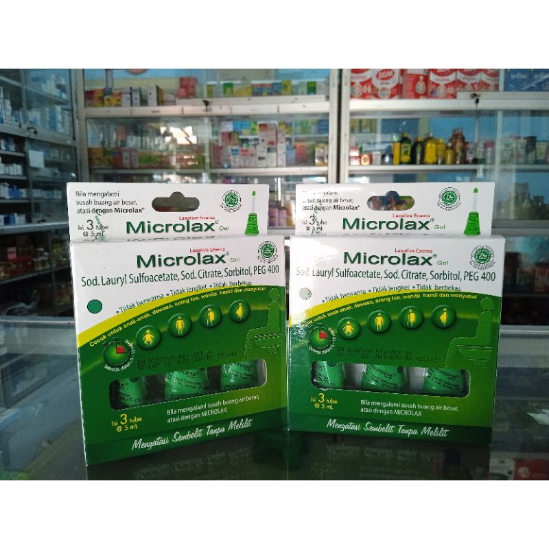 Jual Microlax Gel Enema Isi 3 Indonesia Shopee Indonesia