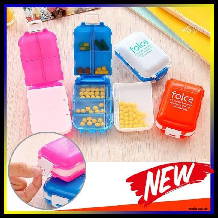 Jual Produk Terbaik - Tempat Obat 8 Ruang Kotak Obat Lipat Multifungsi ...