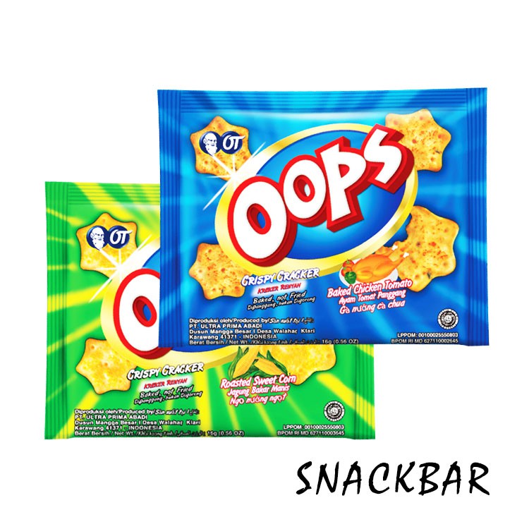 Jual SNACK OOPS - 14 Gram x 10 Pcs - Camilan | Shopee Indonesia