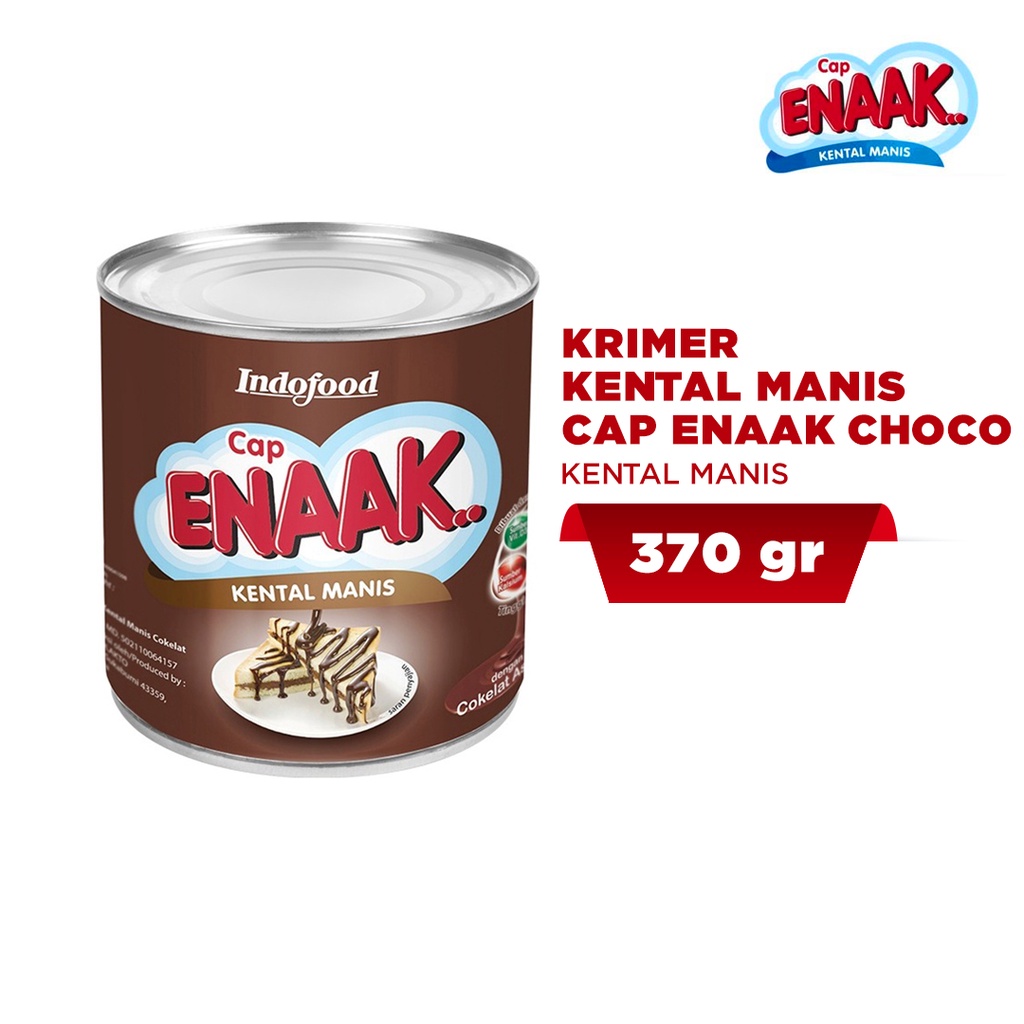 Jual Krimer Kental Manis Cap Enaak Choco 370gr | Shopee Indonesia
