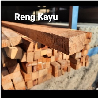 Jual RENG KAYU MERANTI PER IKAT (10 BATANG) / KAYU BALOK 3X4 JAKARTA ...