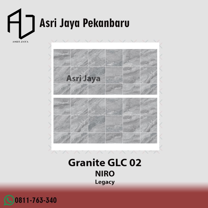 Jual Niro Granite 60x60 & 60x120 Legacy - GLC02 Steel Grey - 60x120 ...