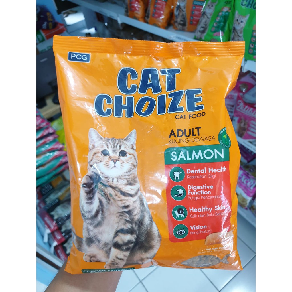 Jual MAKANAN KUCING CAT CHOICE ADULT SALMON 800Gr | Shopee Indonesia