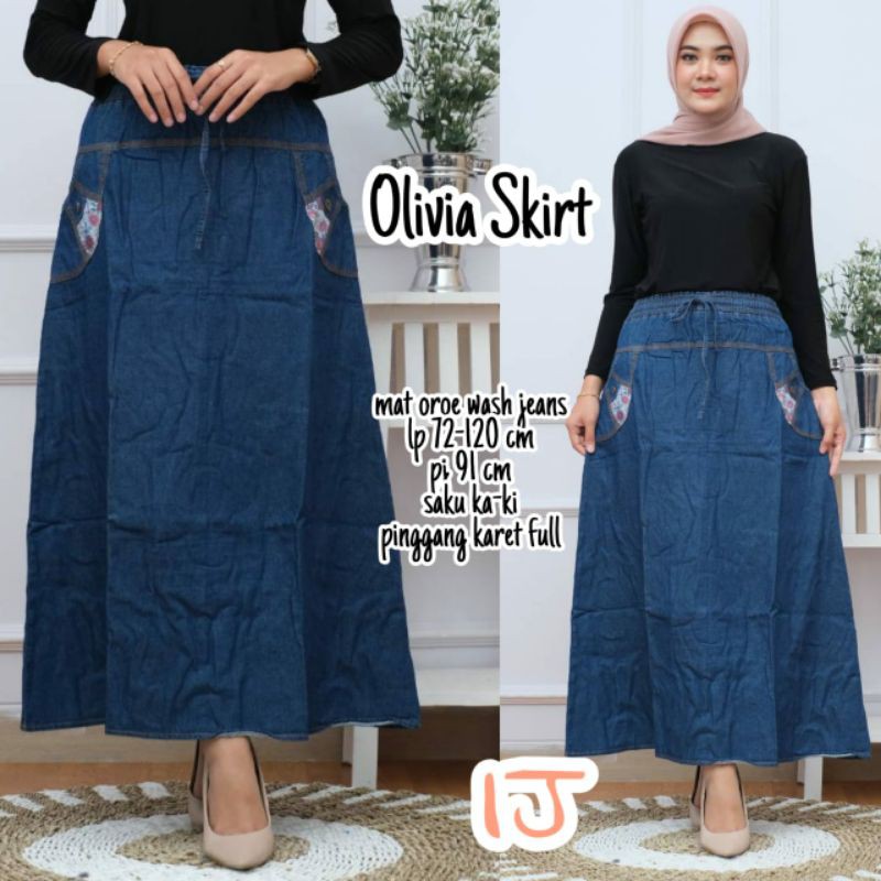 Jual Rok Jeans Wanita Ukuran Standar Murah | Shopee Indonesia