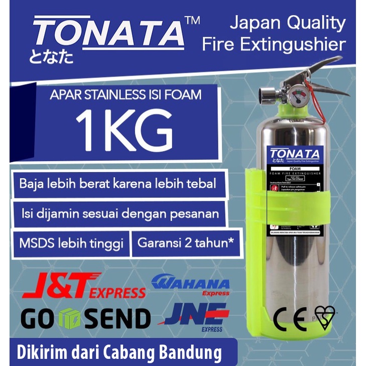 Jual Stainless APAR 1KG FOAM TONATA / Set Komplit | Shopee Indonesia