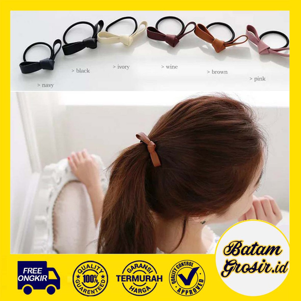 Jual BATAMGROSIR.ID | IKAT RAMBUT PITA BAHAN KULIT - IKAT RAMBUT KOREA ...