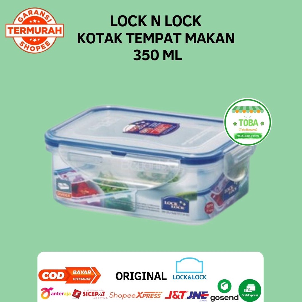 Jual LocknLock kotak makanan HPL806 / Lock&Lock tempat makan 350ml ...