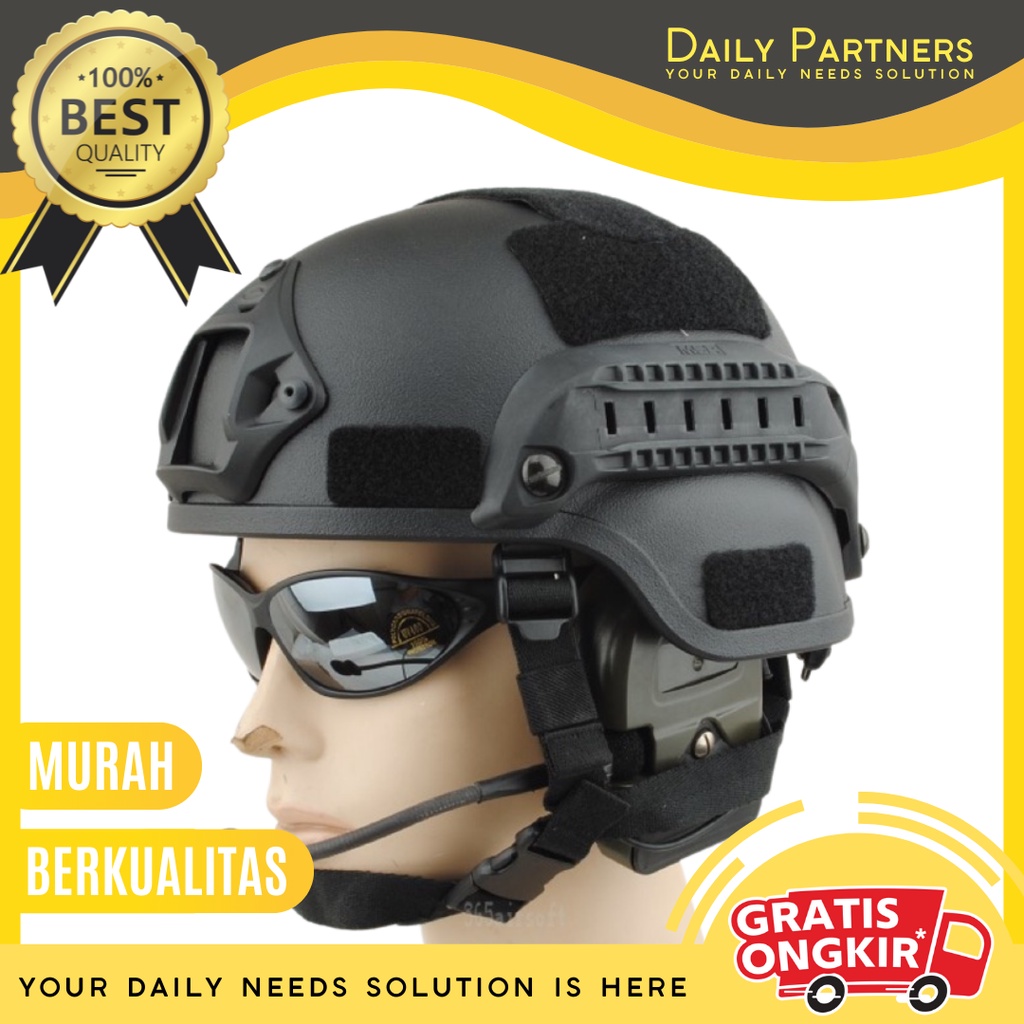 Jual Helm SWAT 86 Police / Helm Tactical Military Paintball ORIGINAL ...