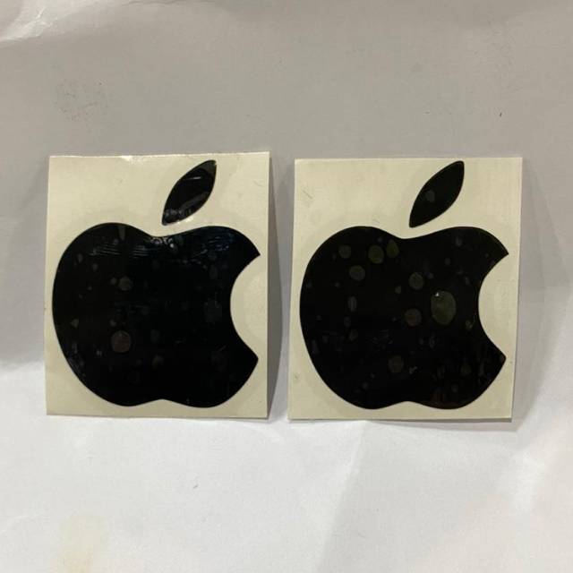 Stiker APPLE Sticker APPLE Stiker Tempelan APPLE 3.5cm x 4cm Cutting ...