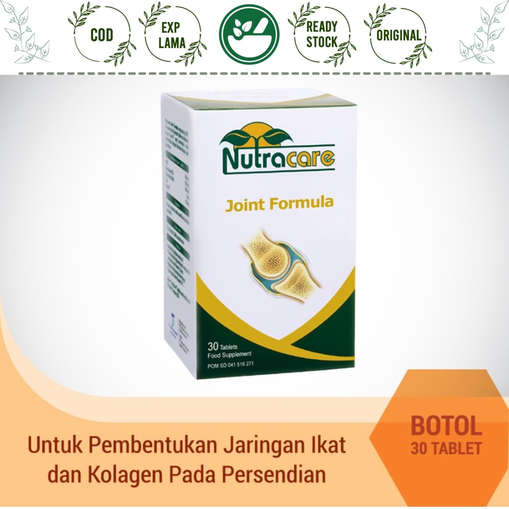 Jual Nutracare Joint Formula 30 tablet Glucosamine Chondroitin sendi ...