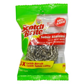 Jual 3M Scotch Brite Sabut Stainless Sabut Kawat Cuci Piring ID SS ...