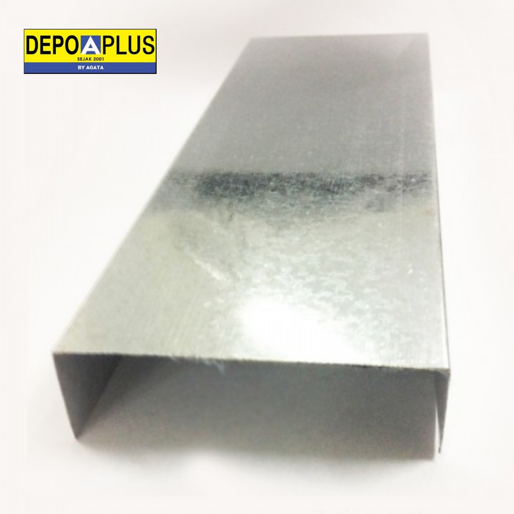 Jual U Runner 76 partisi rangka metal plafon gypsum gipsum Indonesia ...