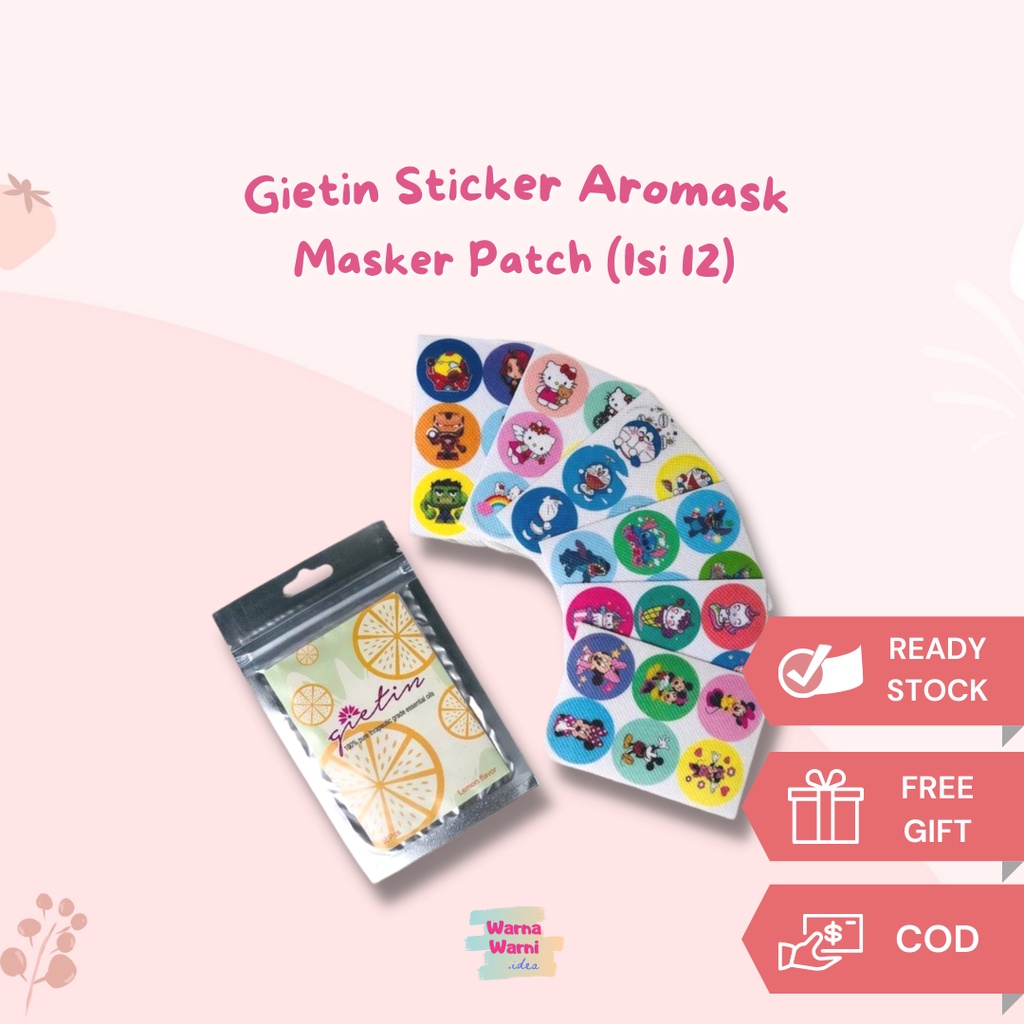 Jual Gietin Sticker Aroma - Patch Masker Indonesia|Shopee Indonesia