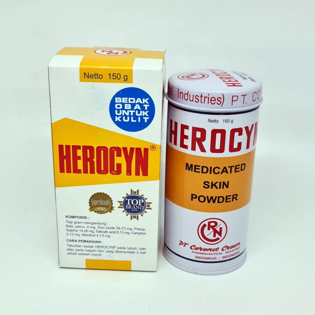 Jual Bedak HEROCYN 150 Gram (BESAR) | Shopee Indonesia