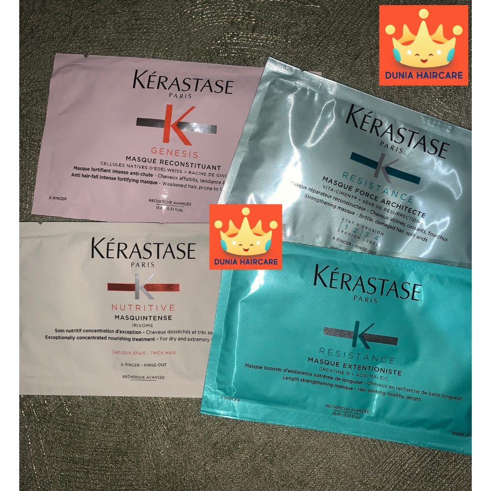 Kerastase SACHET / Kerastase MINI Travel Size / Kerastase SAMPLE ...