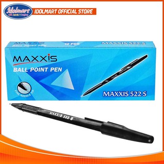 Jual IDOLMART Pen Maxxis Bolpoin Murah 1 pack isi 12 pcs pulpen maxxis ...