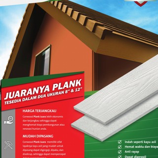 Jual Conwood plank juara 8 inci lisplang lisplank 20 cm Motif dan Polos ...