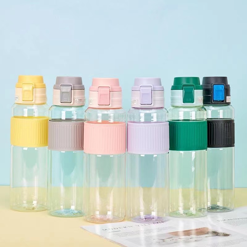 Jual Botol Minum Plastik Transparan I Botol Minum Tenteng I BPA FREE I ...