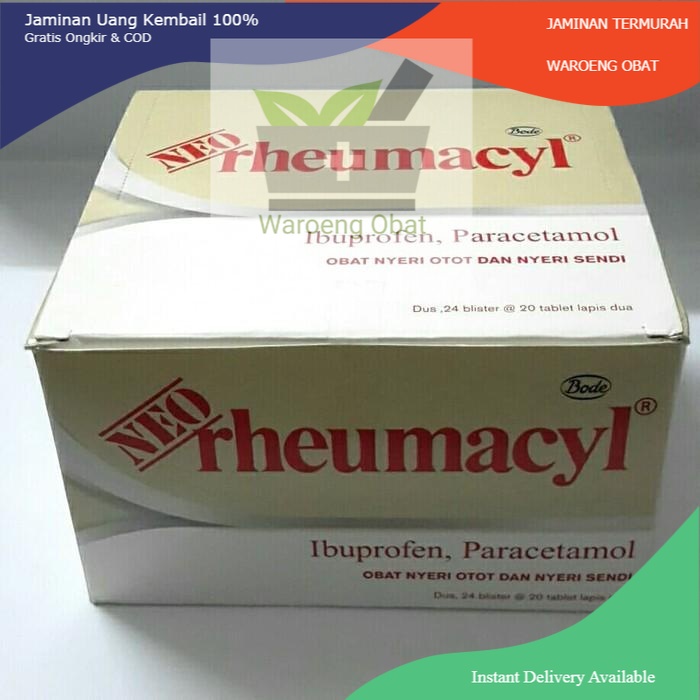 Jual Neo Rheumacyl tablet - 1 BOX ISI 24 STRIP (1 Strip 20 Tablet ...