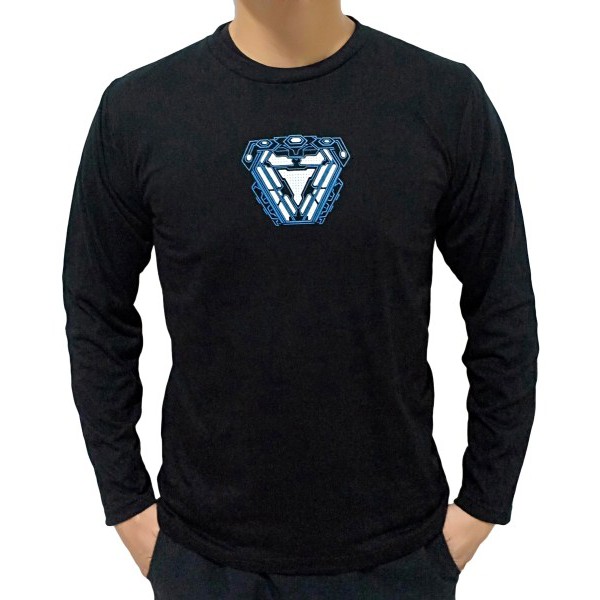 Jual Kaos Tony stark Kaos arc reactor Lengan Panjang Kaos Glow In The ... Jual Kaos Tony stark Kaos arc reactor Lengan Panjang Kaos Glow In The ...