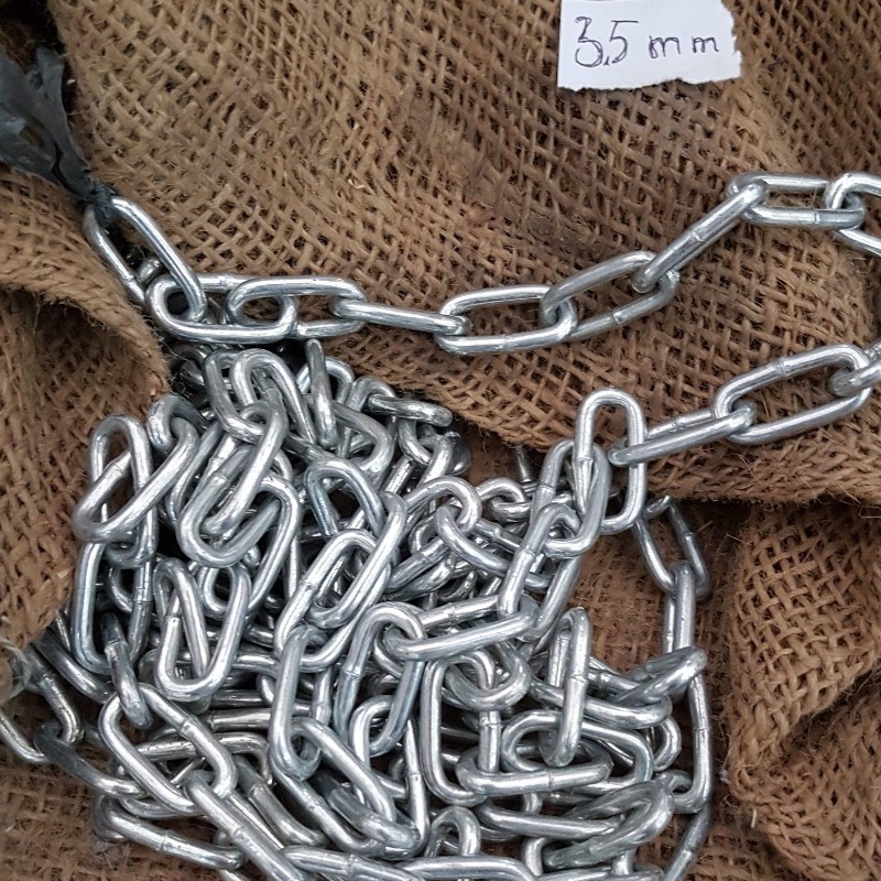 Jual Rantai Besi Galvanis 3,5 mm, 5mm, 6mm, 8mm Marine Chain Rantai ...