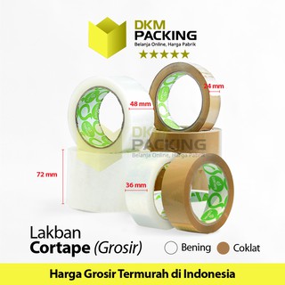 Jual Lakban 48mm x 90yard CORTAPE Plakban Isolasi PREMIUM /SELOP ...
