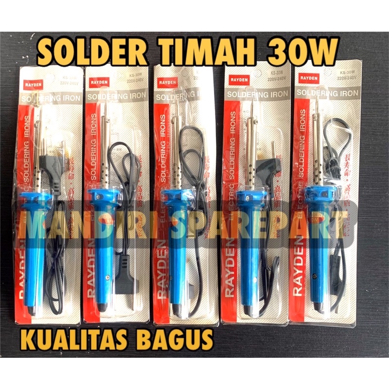 Jual Solder Listrik 30Watt Alat Patri Electric Soldering - Solder ...