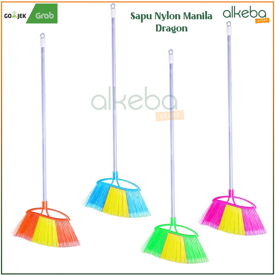 Jual Sapu Nilon Manila Dragon Broom nylon Lantai | Shopee Indonesia