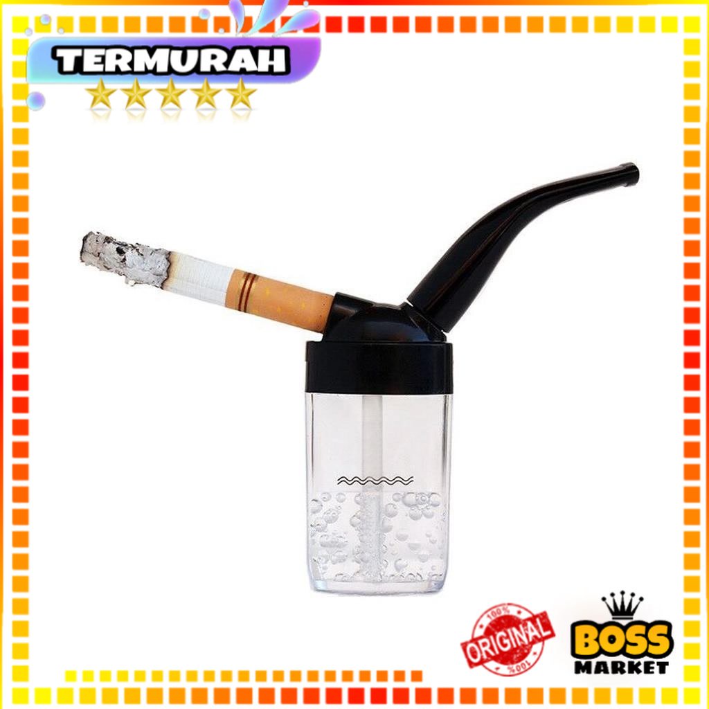 Jual Pipa Rokok Portable Pipa Roko Filter Tabung Bahan Akrilik Double ...