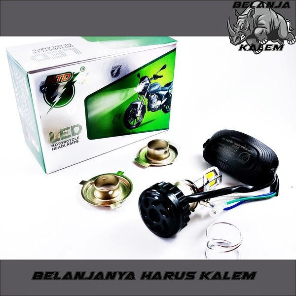 Jual Lampu LED Motor RTD 6 Mata Biru AC DC 35W 3500 Lumens ORIGINAL ...