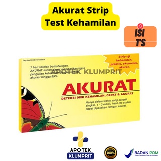 Jual AKURAT STRIP / AKURAT TEST PACK / SENSITIF / DIGITAL / ALAT TEST ...