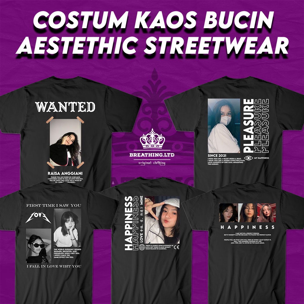 Jual Kaos Baju CUSTOM FOTO STREETWEAR BISA REQUEST DESIGN PACAR KALIAN ...