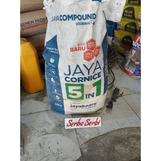 Jual Tepung dempul gypsum gipsun cornis cornice /sak 20kg (instant ...